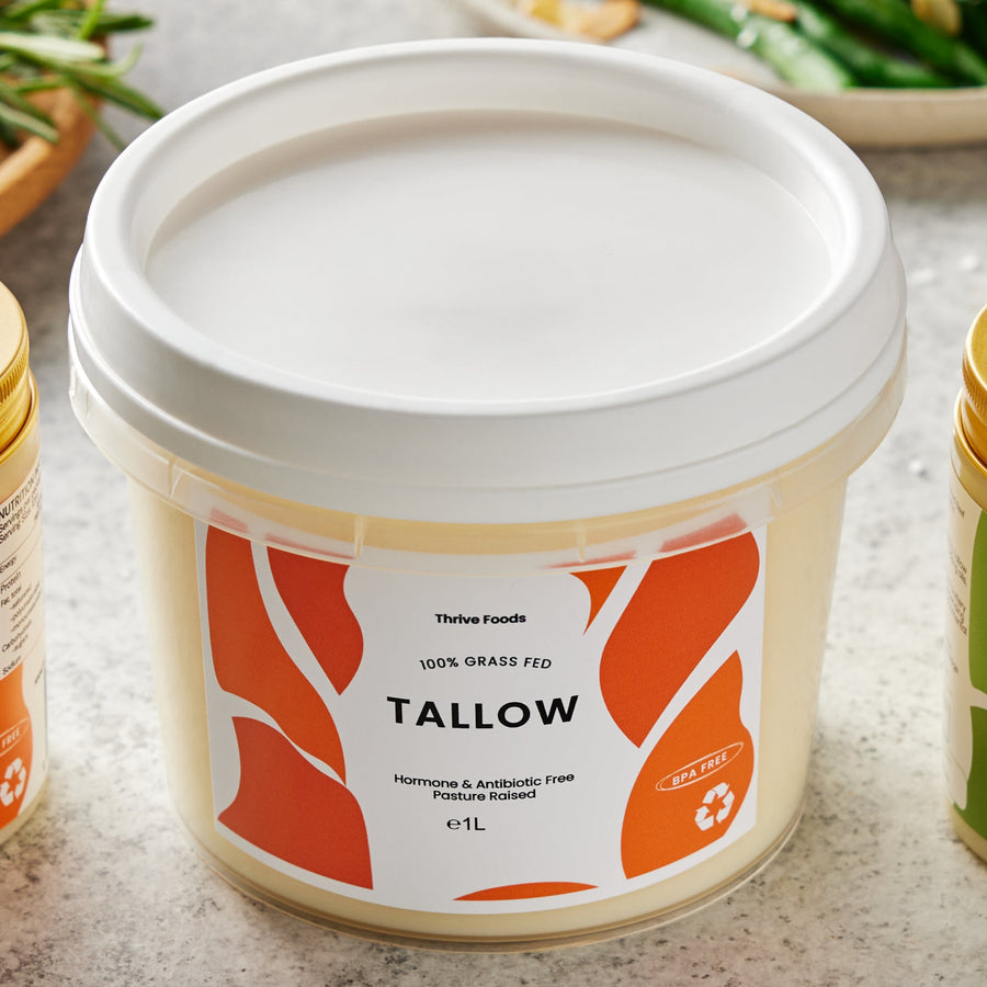 Original Beef Tallow - 100% Grass Fed Suet – Thrive Tallow